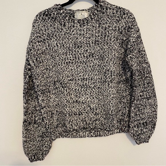 ruby moon | Sweaters | Anthropologie Ruby Moon Gray White And Black ...